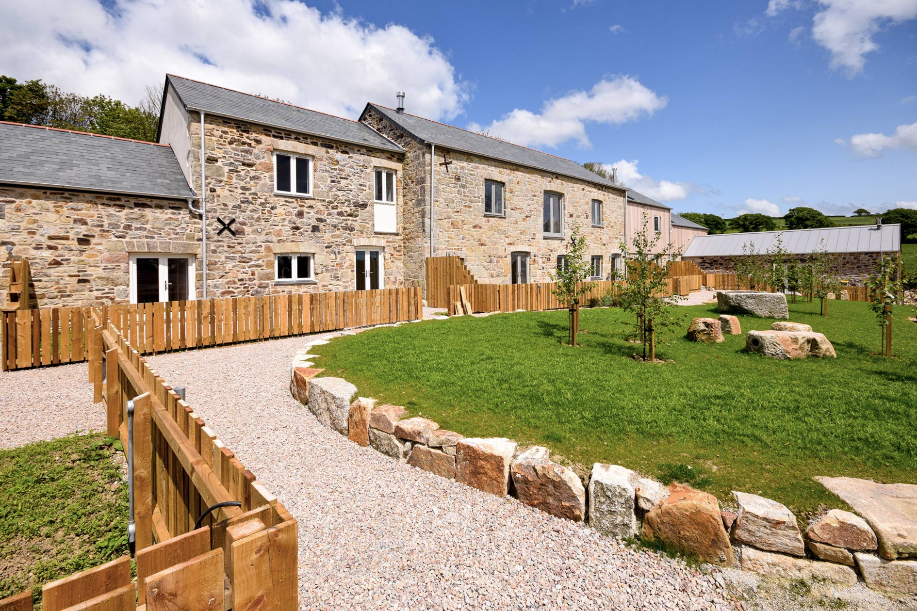 High quality barn conversions TREGENNA FARM BARNS - Bazeley Architecture